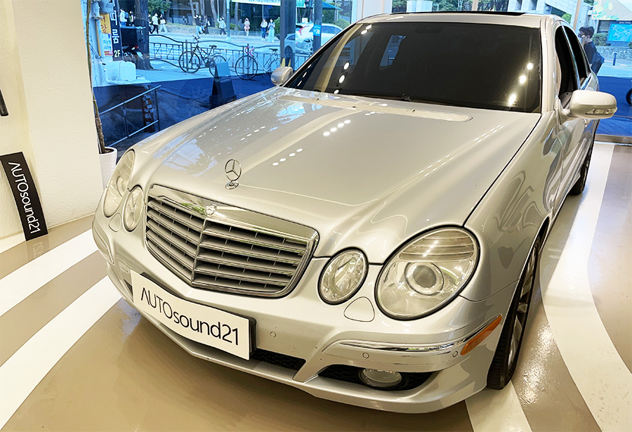 벤츠 E클래스 E280 2009년식 추석 귀향길, 최고의 음질로 즐거운 드라이빙 하세요. WTX-700 + 헤드켑