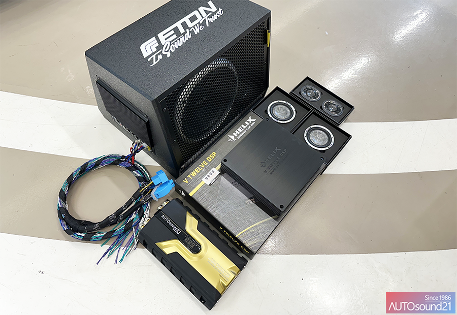 벤츠 S클래스 S580 2022년식 보증에 문제없는 카오디오 시스템, HELIX V12 + FOCAL UTOPIA M + A필러 알칸타라 레진성형
