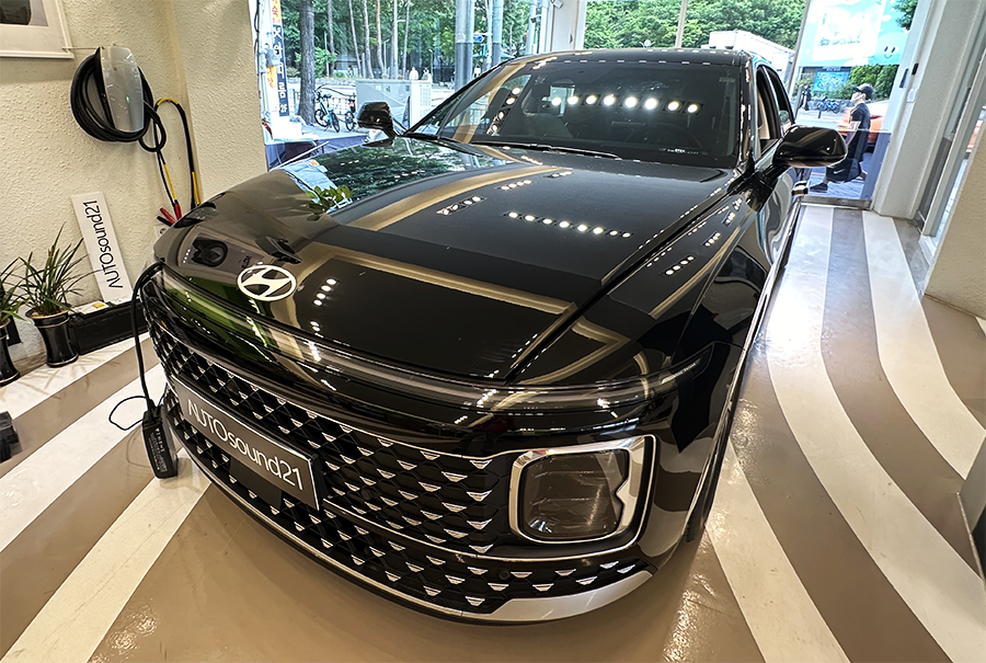 현대 그랜저 GN7 2023년식 MATCH UP8 DSP + MEC 모듈 + 컨덕터 컨트롤러 장착으로 카오디오에 입문합니다.