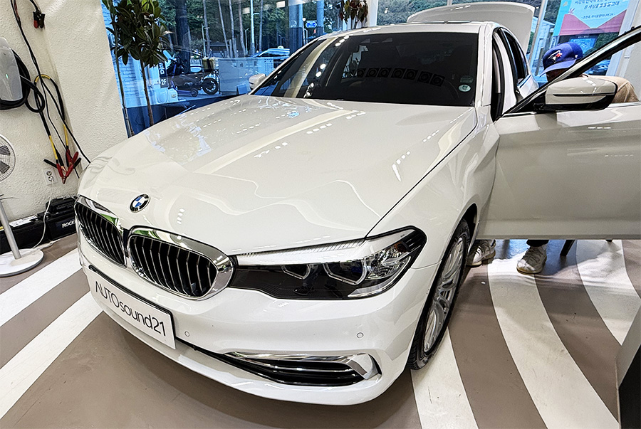 BMW 520i 2020년식 1,480와트의 100% GERMANY DSP, 매치 UP8 DSP + BMW전용 포칼스피커 세트